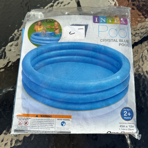 Intex | Bath | Intex Crystal Blue Inflatable Pool 45 X | Poshmark